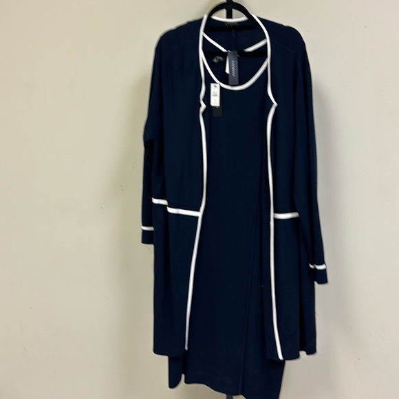Talbots | Dresses | Plus Size Talbots Navy Dress With Matching Jacket ...